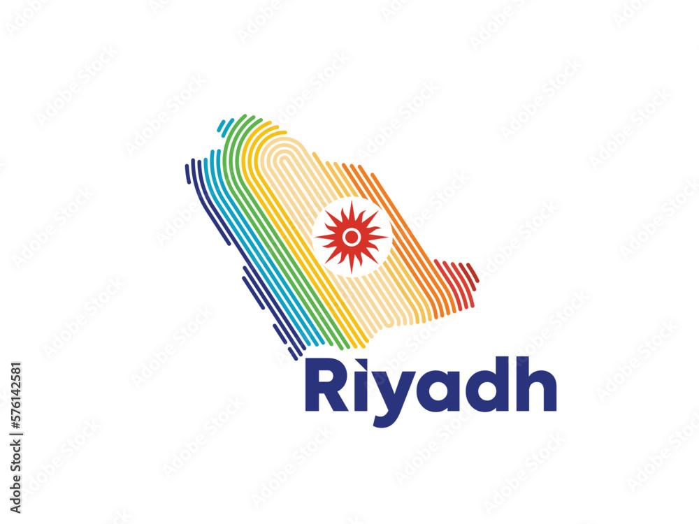 Saudi logo Arabic Islamic calligraphy of text Vector Mean ( Riyadh ...