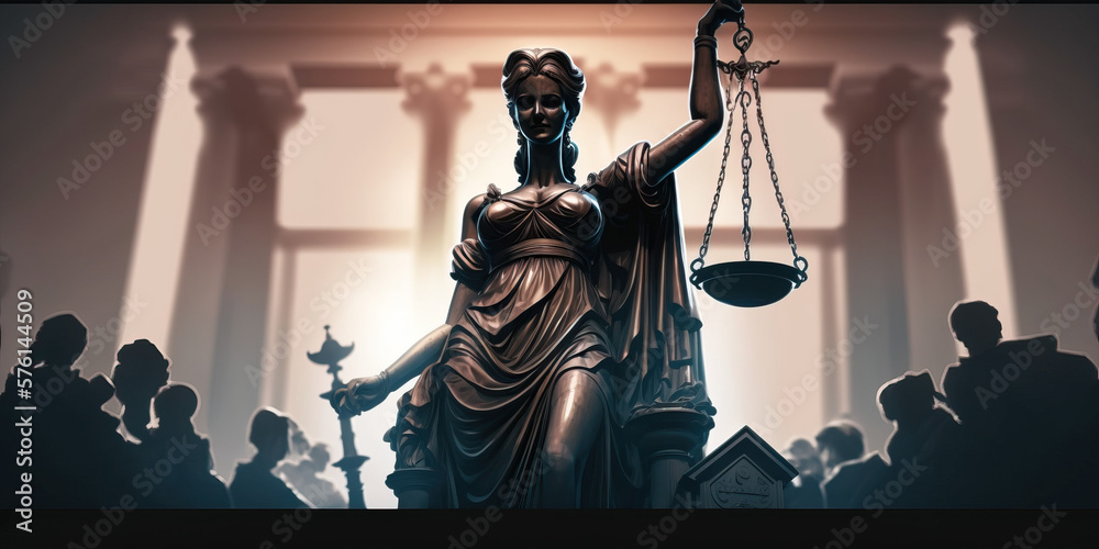 The Iconic Lady Justice: A Symbol of Justice and Equality in a Courtly ...