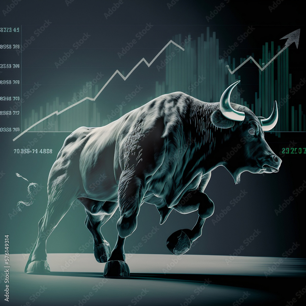 Invest like a bull with this graph! The upward trend indicates ...