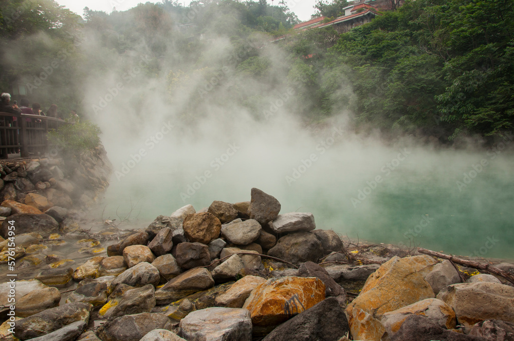 Beitou Hot Springs in Taipei, Taiwan Stock Photo | Adobe Stock