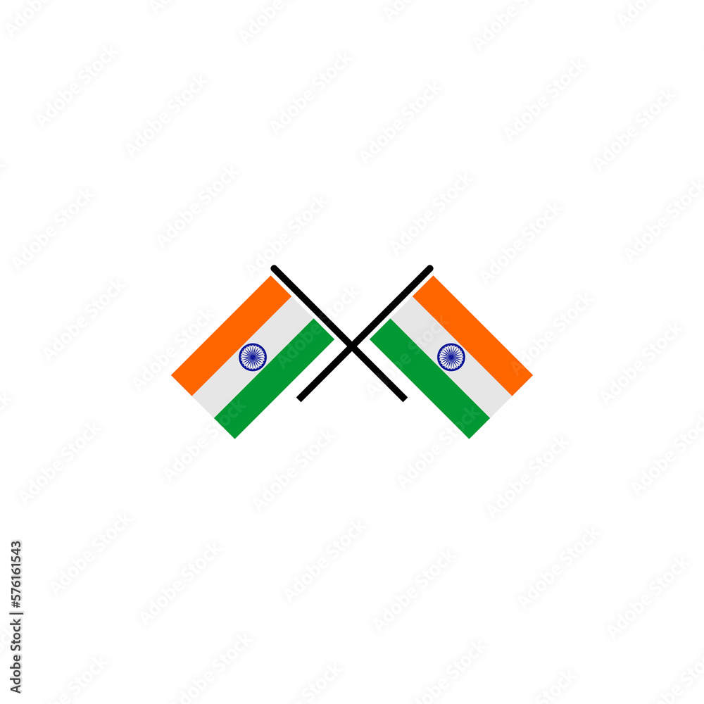 India national flags icon set, India independence day icon set vector sign symbol Stock Vector ...