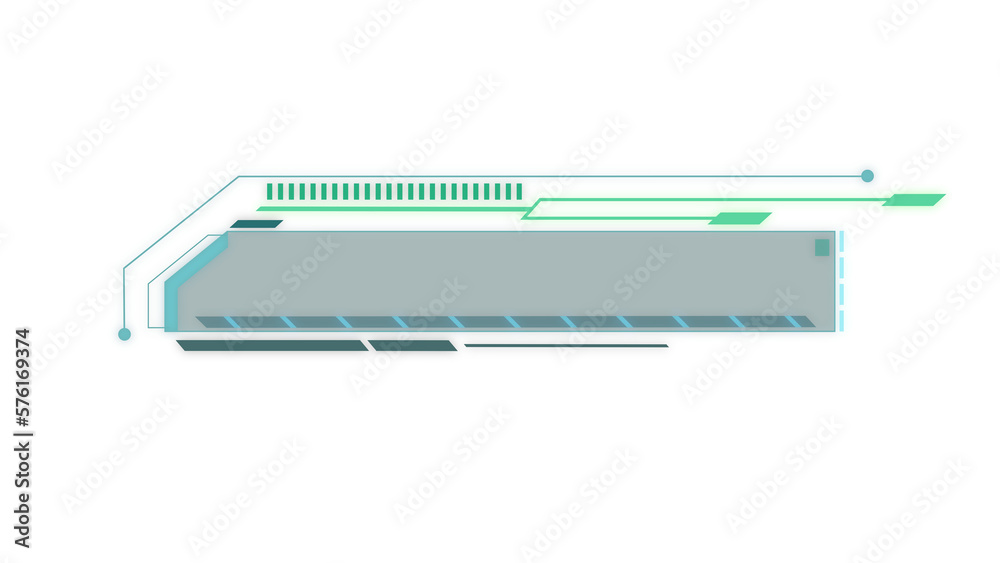 Abstract tab display infographic sci-fi futuristic HUD frame ...
