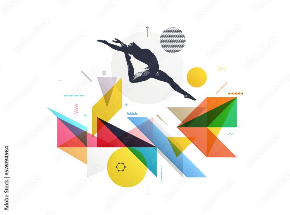 Art composition. Gymnastics activities for icon health and fitness ...