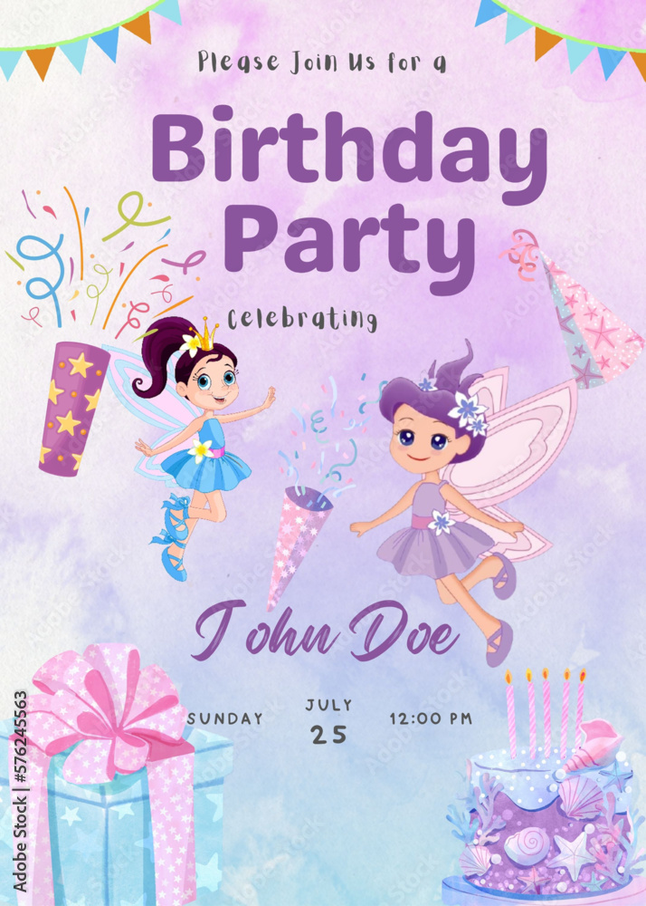 Magical Birthday Celebration Awaits Spread the cheer with an enchanting ...