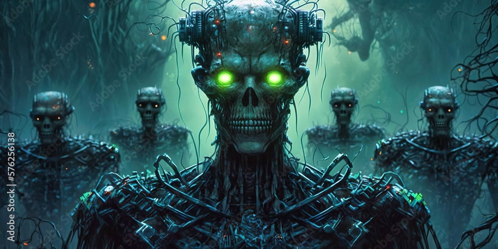 graphical representation of an artificial intelligence that becomes ...