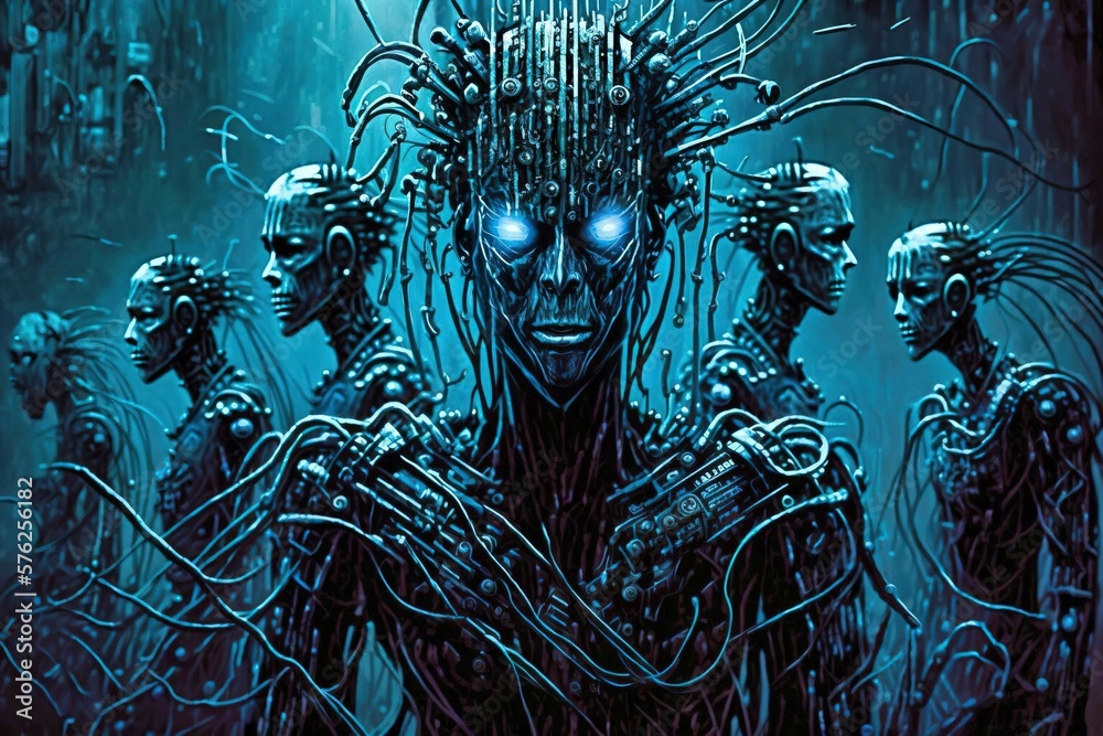 graphical representation of an artificial intelligence that becomes ...