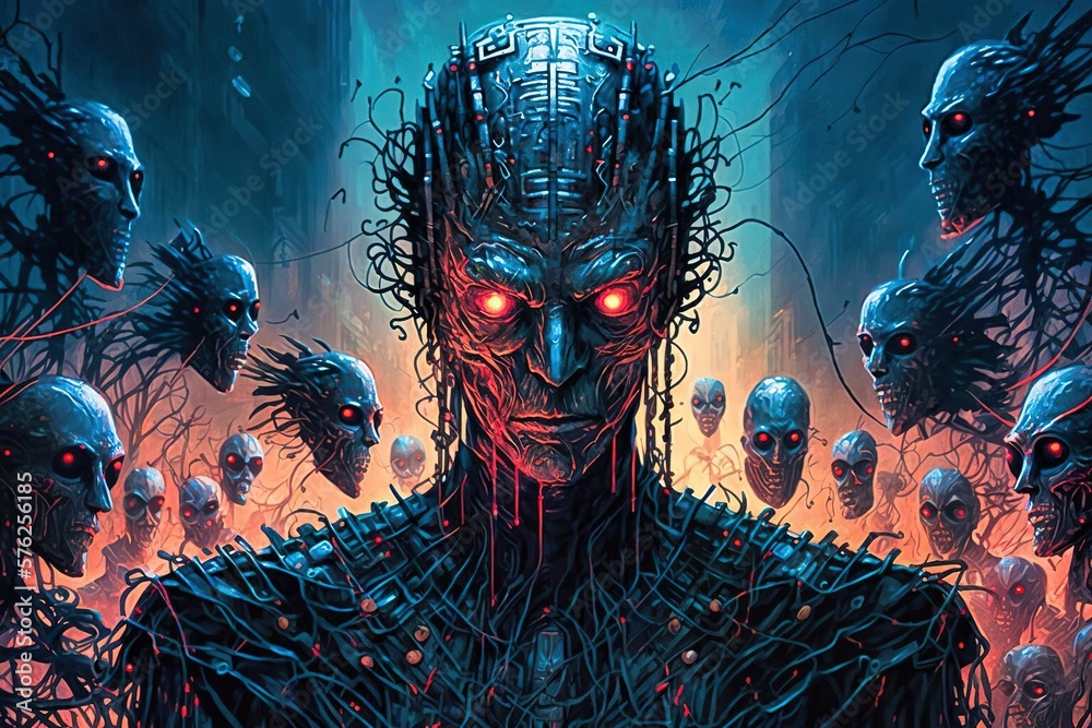 graphical representation of an artificial intelligence that becomes ...