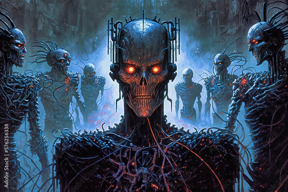 graphical representation of an artificial intelligence that becomes ...