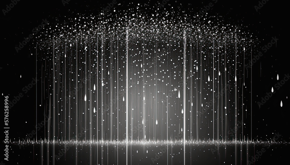 Sparkling rain background wallpaper backdrop, Generative AI Stock ...