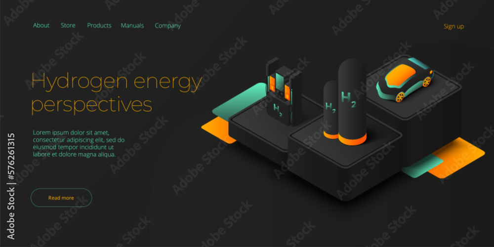 Green economy and renewable energy concept in isometric vector ...