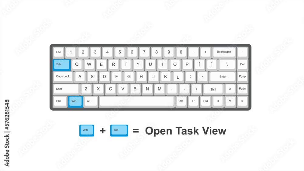 vector control win + Tab = Open Task View - keyboard shortcuts ...