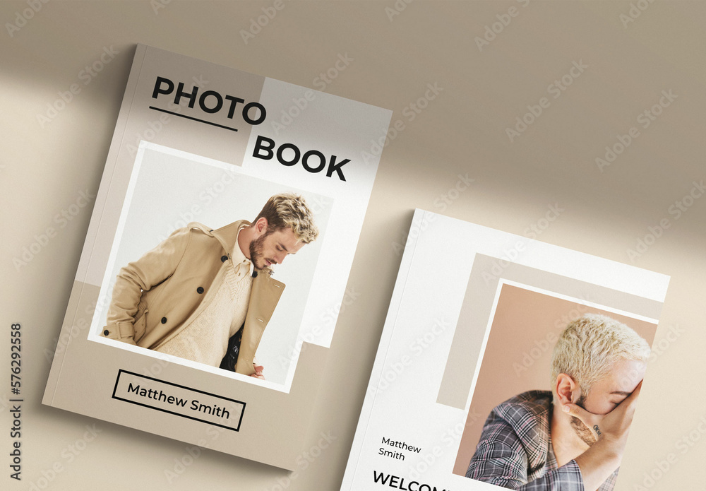 Photobook Portfolio Stock Template | Adobe Stock