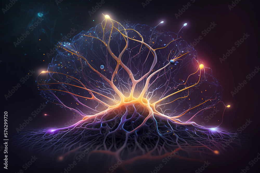 Neural network with electrical activity of neural cells. Neurobiology ...