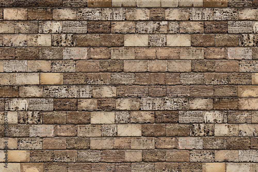 High resolution surface texture of limestone bricks Stock Photo | Adobe ...