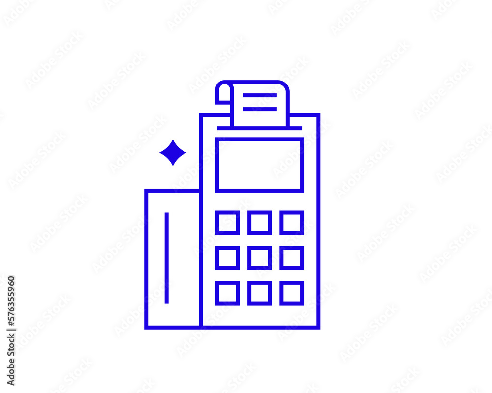 Isolated Concept of terminal payment vector illustration in a flat ...