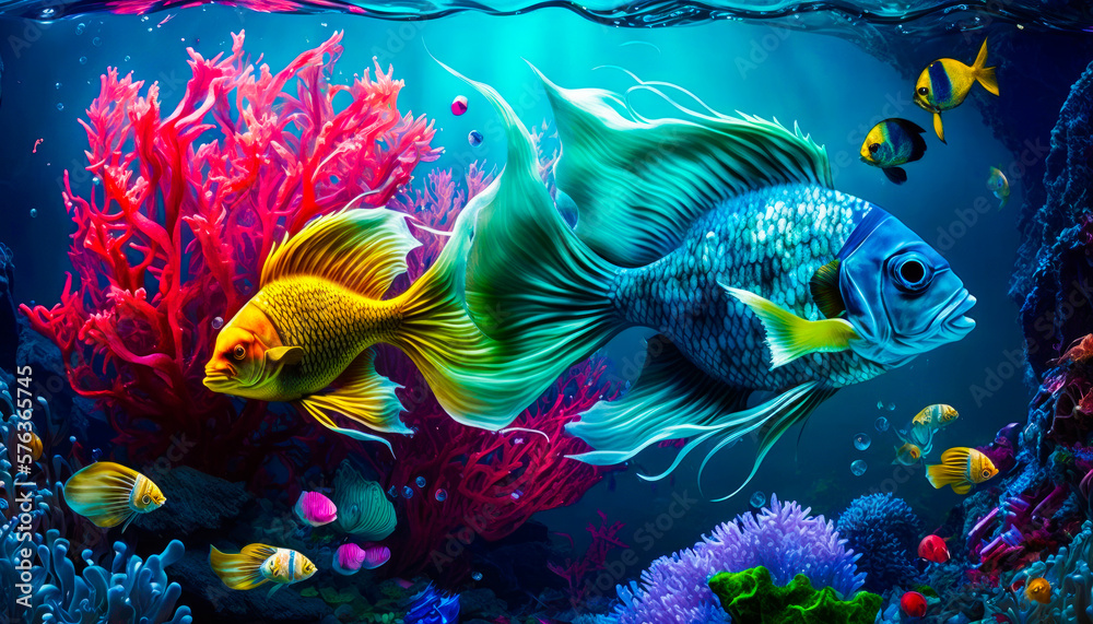 Two Fish Wallpaper