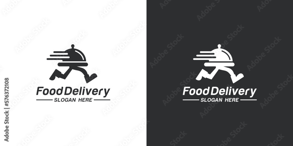 Ilustrasi logotype bisnis restoran dan kafe. Vektor desain logo ...