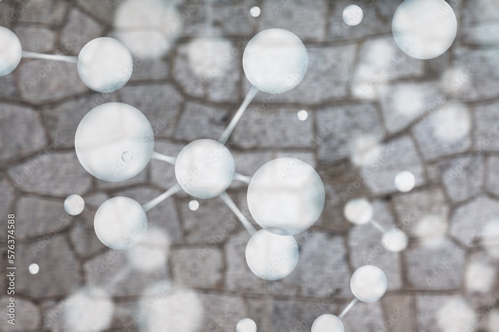 Poster Fungal mycelium concept, molecule model – Wall Art | UkPosters