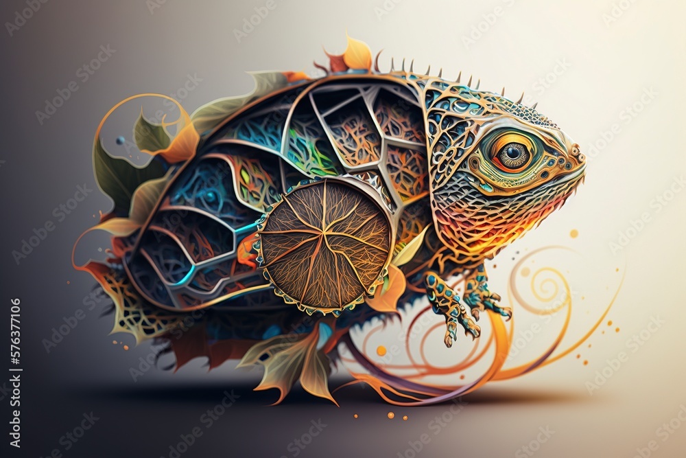 This stunning AI-generated image captures the advanced capabilities of ...