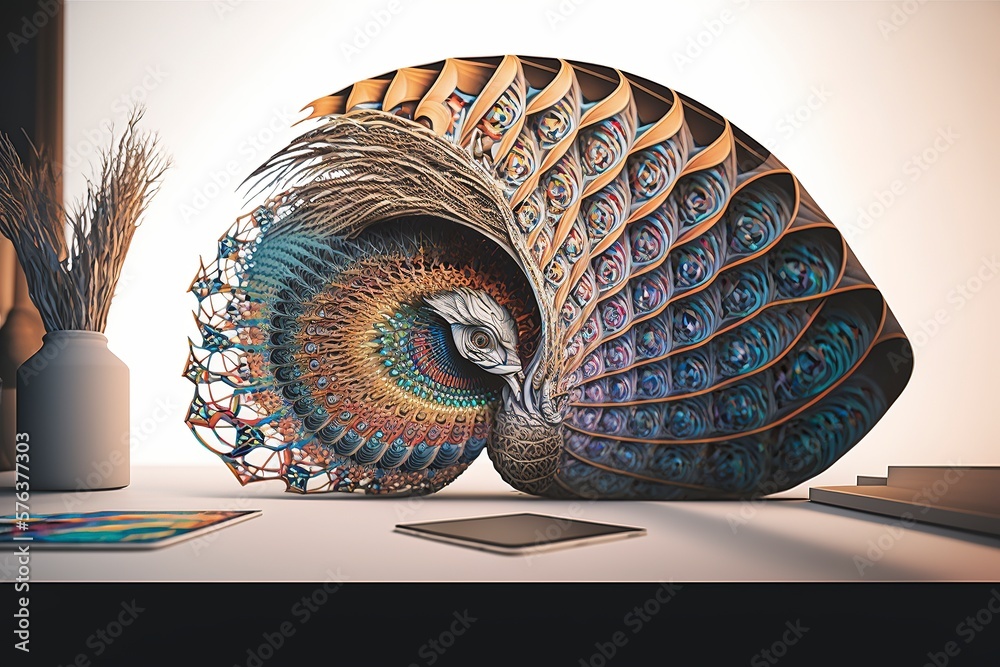 This stunning AI-generated image captures the advanced capabilities of ...