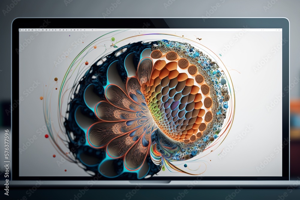 This stunning AI-generated image captures the advanced capabilities of ...