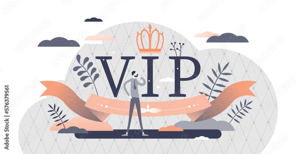 VIP luxury lifestyle with royal exclusive importance tiny persons ...