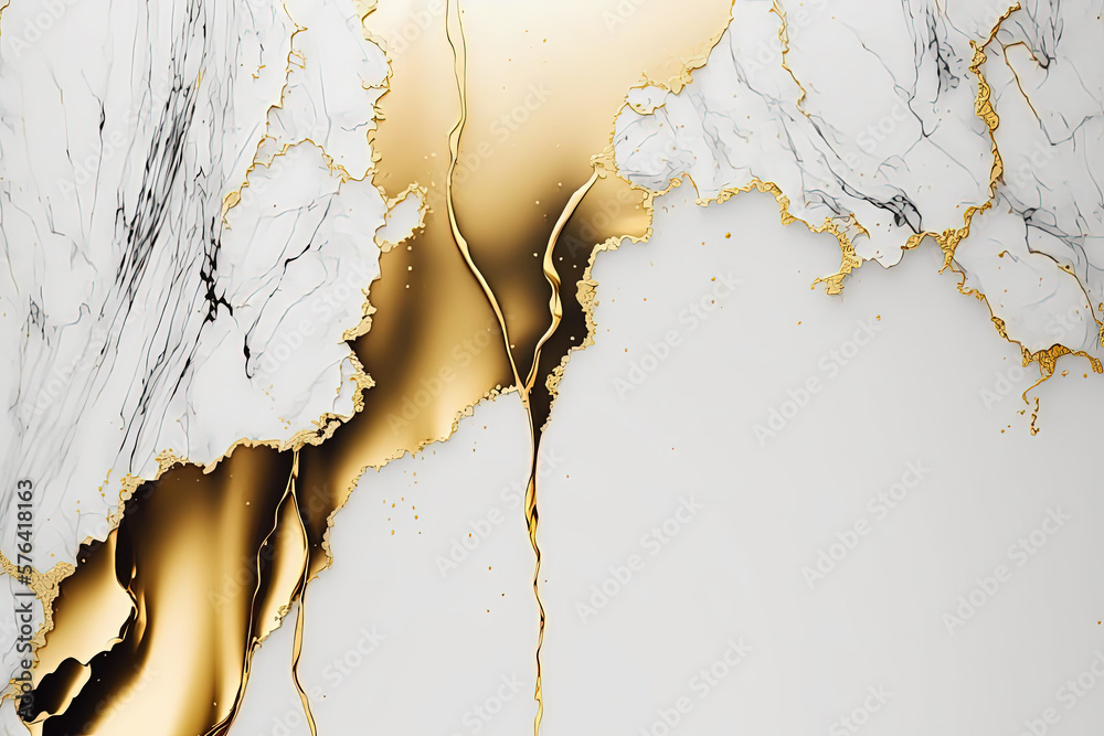 White and gold marble background. Wedding invitation, card backdrop ...