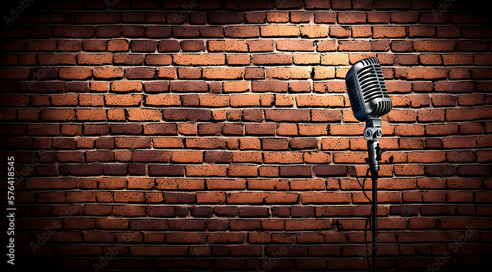Photo & Art Print Poster background for stand up comedy stage ...
