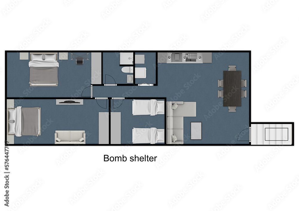 Bomb Shelter. Bunker. Bunker floor plan. Underground bunker for babies ...
