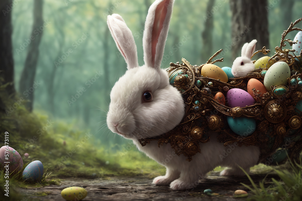 Tiny cute creature that look like strange-looking Easter bunny if it ...