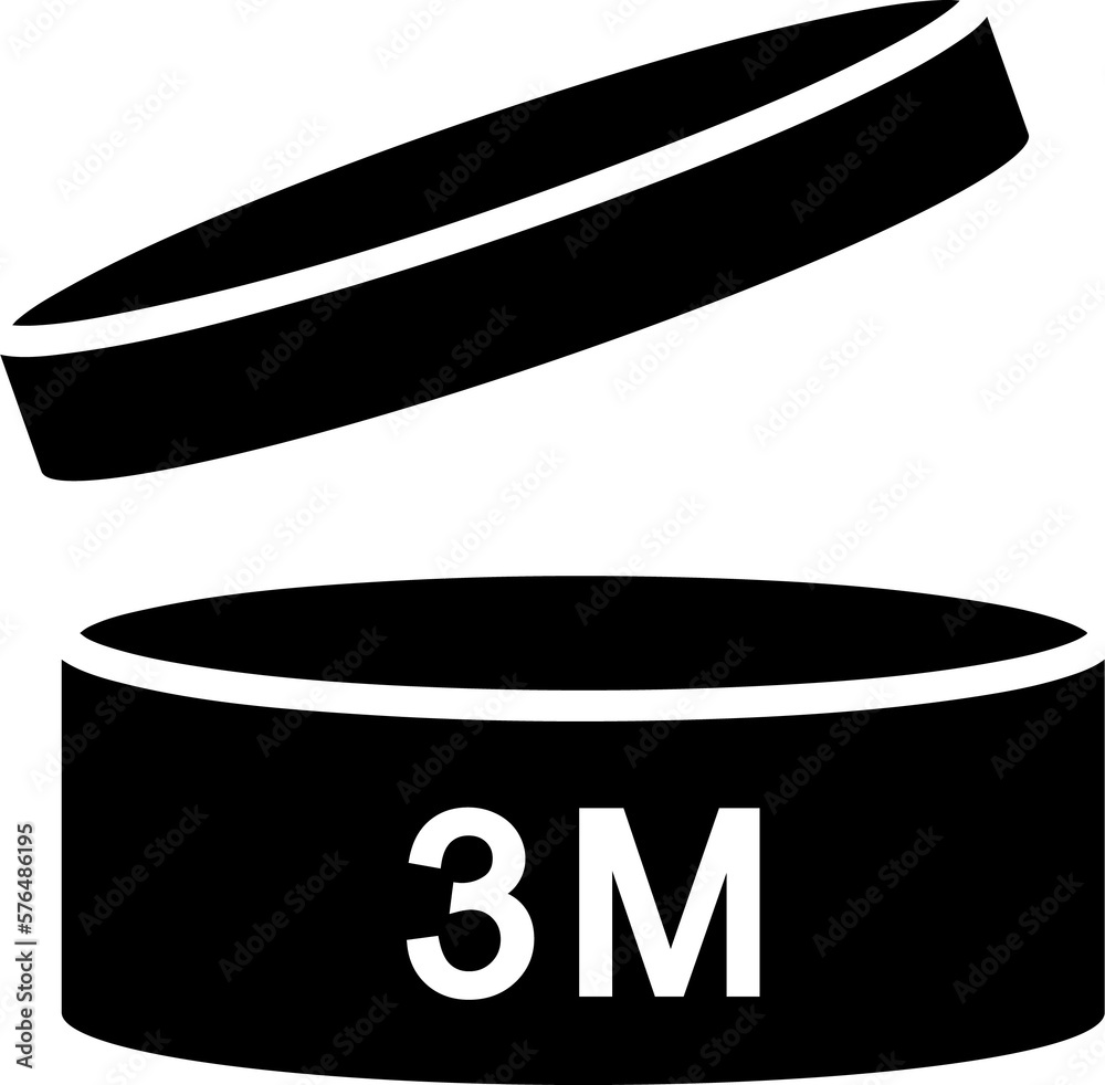 expiration date 3 month icon, period after opening symbol modern, icon ...
