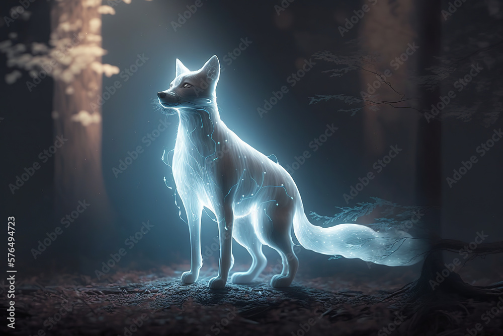 STOAT, magic, totem, alien, animal, cat, nature, mammal, vector, wild ...