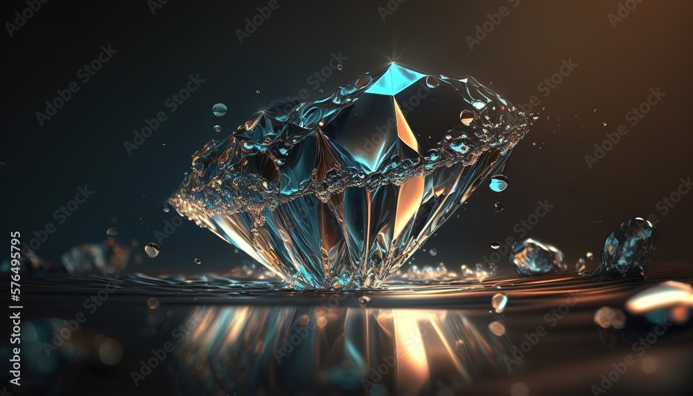high resolution diamond background wallpaper created with generative ai ...