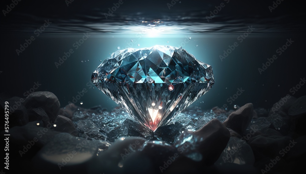 high resolution diamond background wallpaper created with generative ai ...