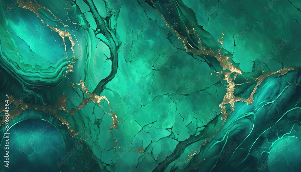 Jade Texture With Luminous Kintsugi Enhancements Background Wallpaper Created With Generative Ai