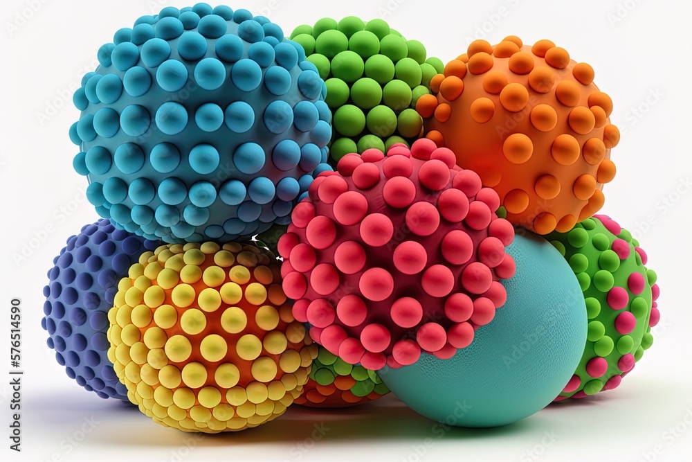 Soft squishy balls in a rainbow of colors that are perfect for ...