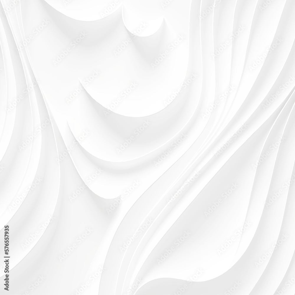 Abstract white paper wave background and abstract gradient and white wave curve lines banner ...