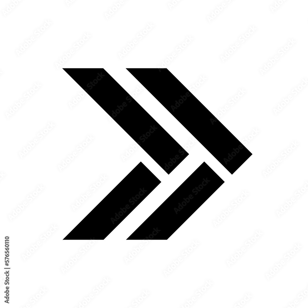 Unique and simple arrow icon. Modern charts and info-graphic elements ...