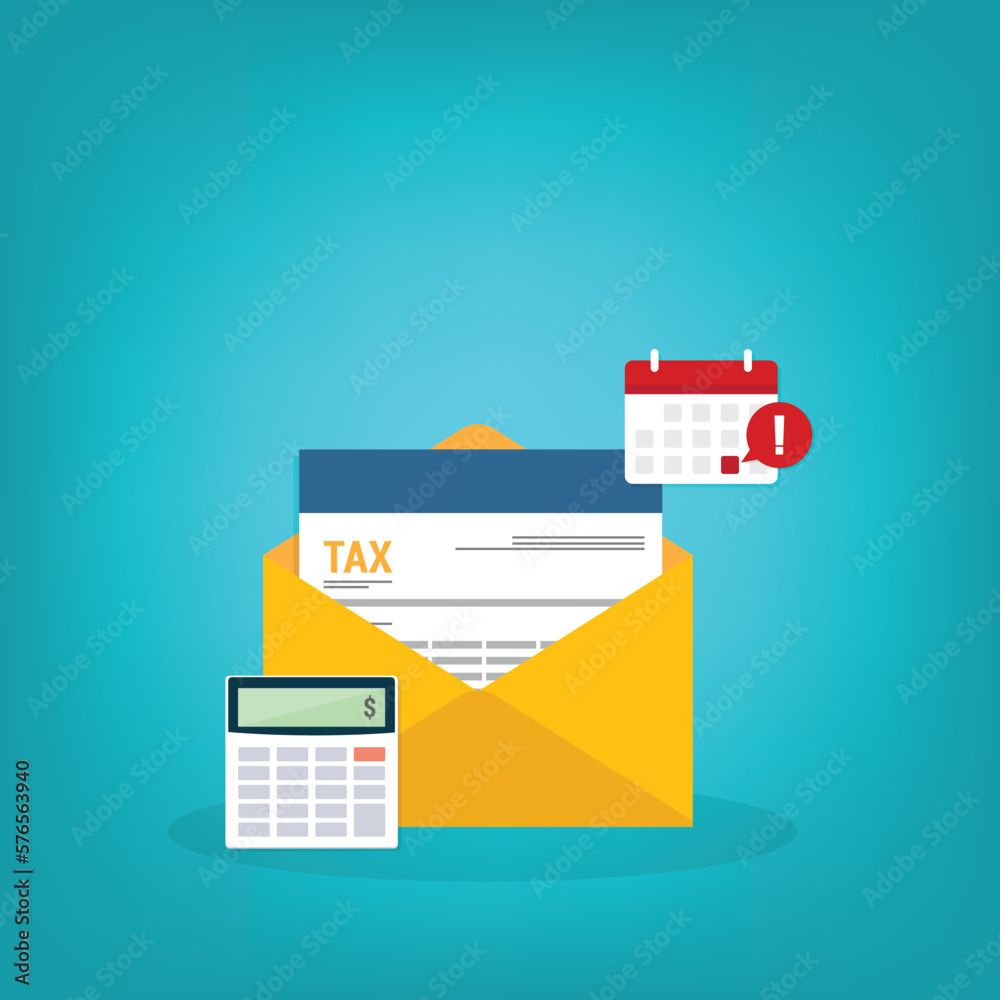 Tax payment. Analysis, paperwork, financial research report and ...