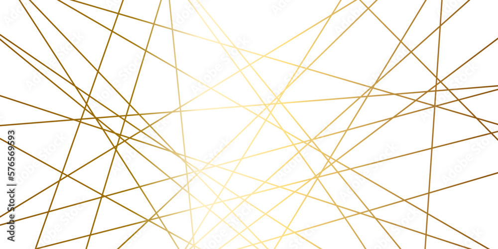 abstract background with many golden line on transparent background ...