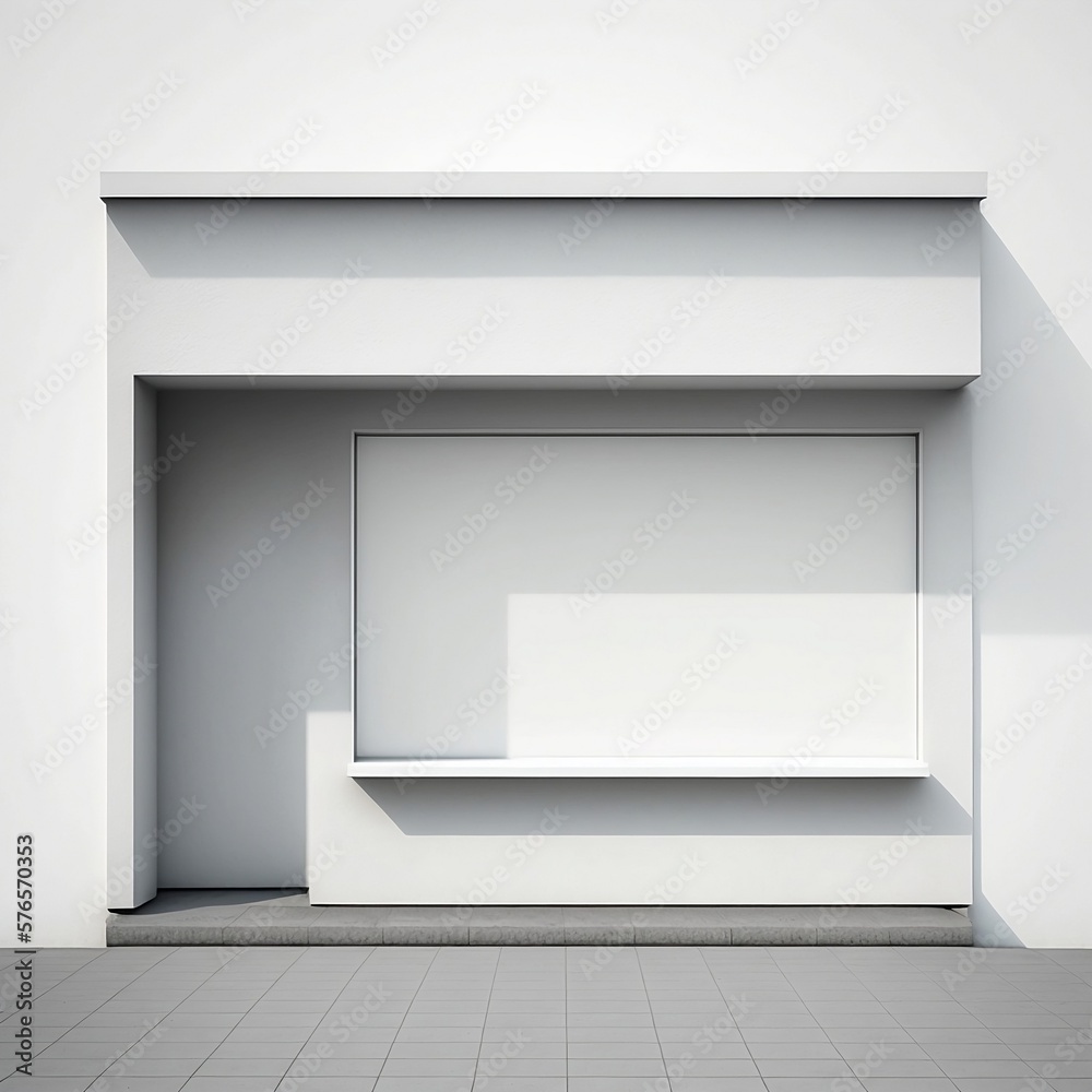 Signboard mockup, Storefront Sign Logo Mockup, Store Signs Mock-ups ...