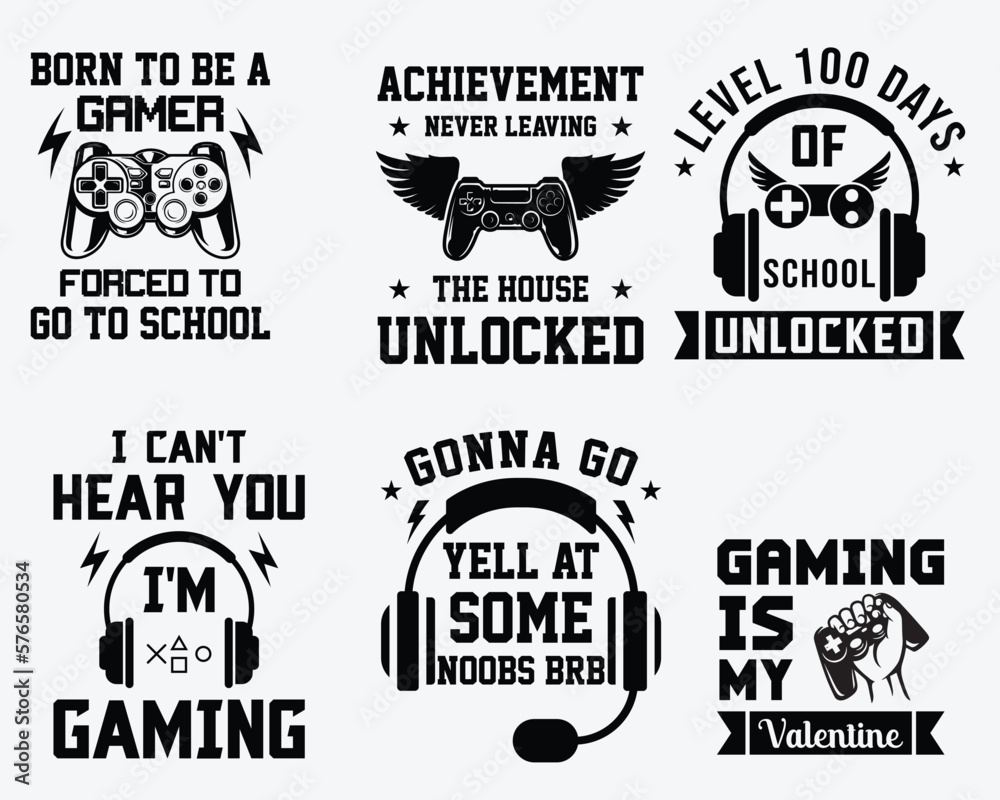 Gaming svg typography design and gamer svg design, svg, gaming svg cut ...