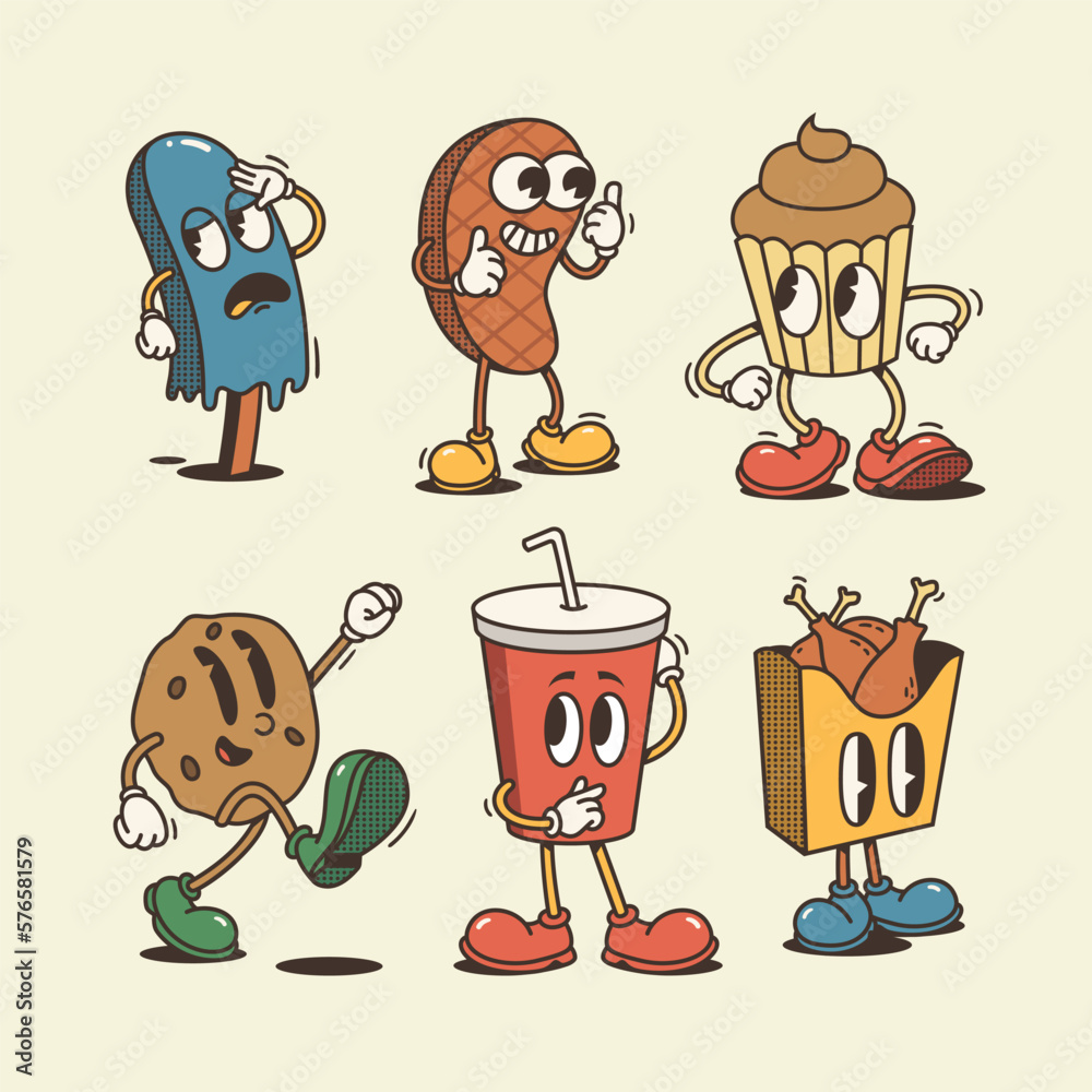 Fun and Playful Vector Food and Drink Illustrations for Your Designs ...