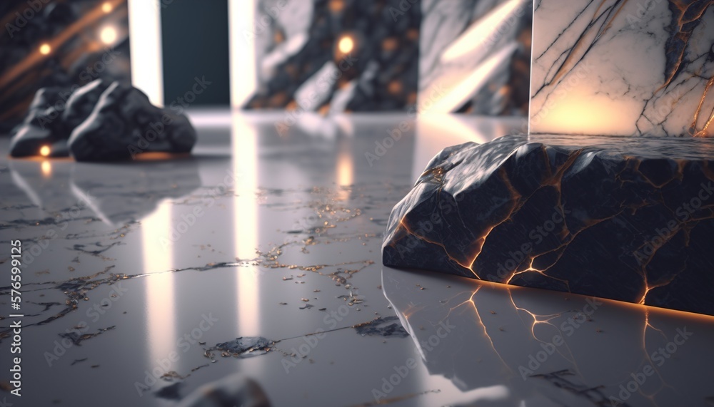 Stone architecture with kintsugi finishing beautifulbackground picture ...