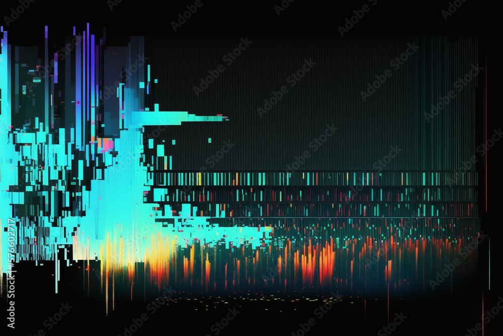 Abstract data mosh glitch background. Digital distortion background ...