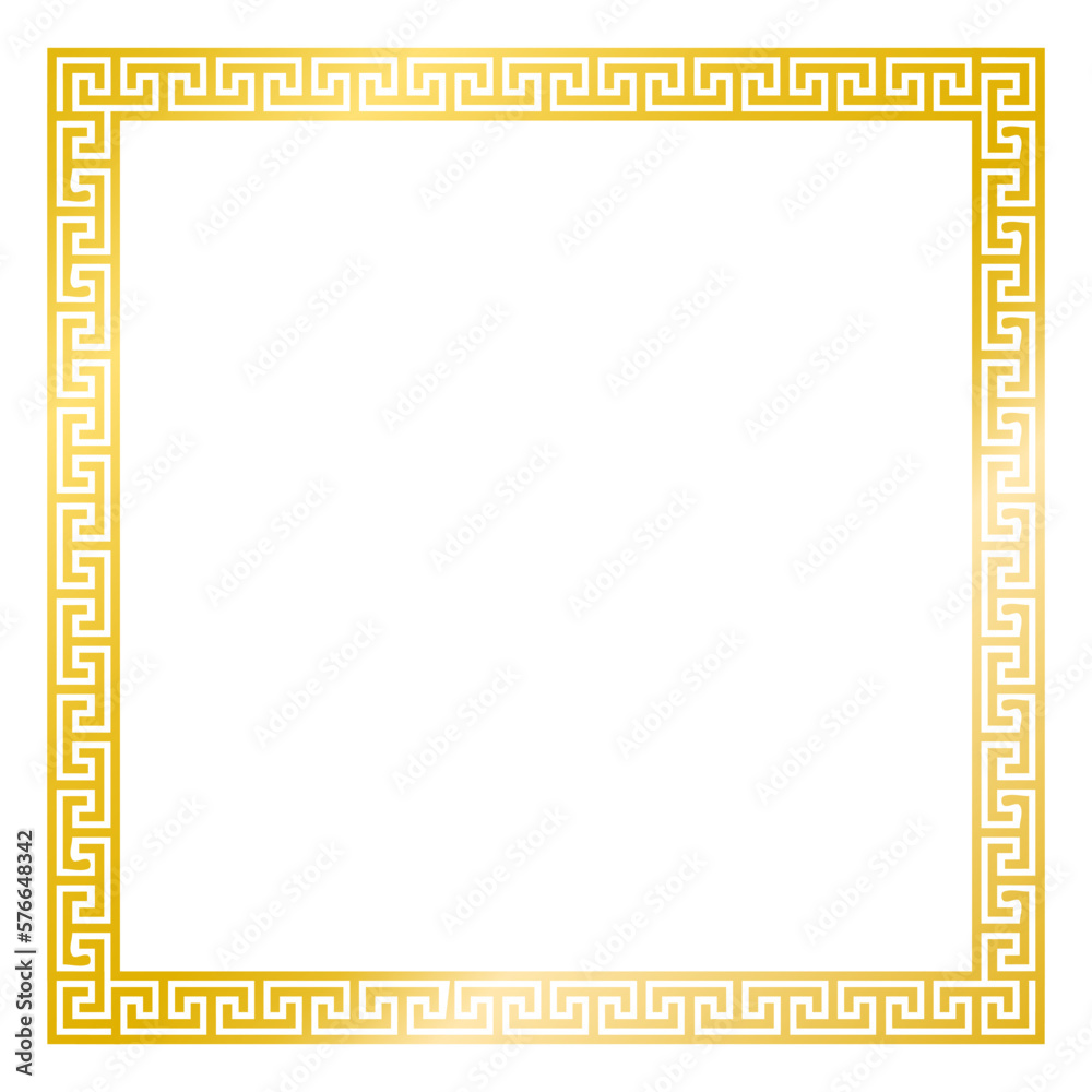 Greek Gold Border
