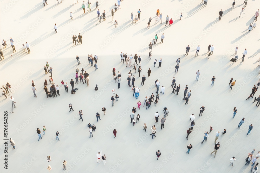 Group Of People From Above