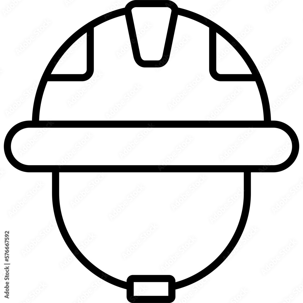 Helmet Icon Stock Vector | Adobe Stock