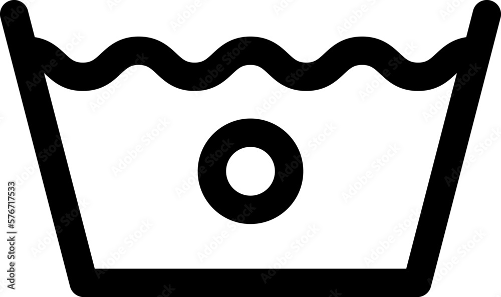 cold icon. Simple thin line, outline vector of Laundry icons for UI and ...