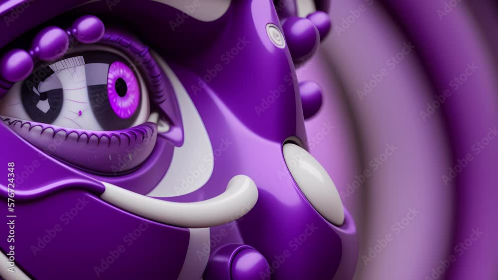 Vídeo do Stock: Time-lapse of the artificial intelligence generation ...